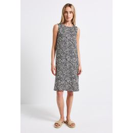 Street One Damen Sommerkleid, blau, Gr. 34, bedruckt, Stoff, 100% Viskose, Kleider, mit allover Print