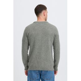 Blend Herren Strickjacke "BHBRANKO CARDIGAN KNIT", grau, Gr. L, unifarben, Strick, Obermaterial: 60% Wolle, 40% Nylon, Strickjacken
