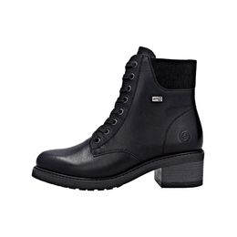 Remonte Damen Schn&uuml;rstiefelette "Remonte Stiefelette Leder/Synthetik", Gr. 40schwarz, schwarz, Leder, Synthetik, Schuhe