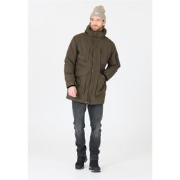 WHISTLER Herren Parka "Graysville", grau, Gr. S, unifarben, 100% Polyester, Jacken, mit wasser-, schnee- und winddichten Funktionen