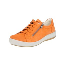 Legero Damen Sneaker "Legero Sneaker Veloursleder", Gr. 41,5, orange, Veloursleder, Schuhe