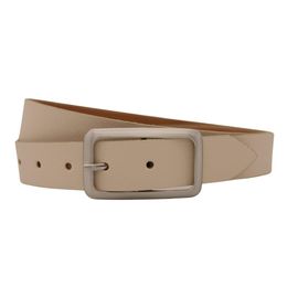 AnnaMatoni Damen Lederg&uuml;rtel "AnnaMatoni Lederg&uuml;rtel Muna Lederg&uuml;rtel Muna", beige, Gr. 110, 100% Leder, G&uuml;rtel