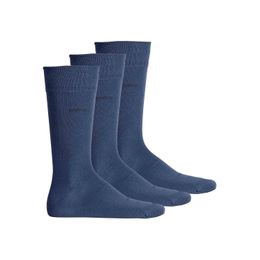 BOSS Herren Kurzsocken "Socken 3P RS Uni Colors CC 3er Pack", Gr. 39, blau, Obermaterial: 75% Baumwolle CO. 23% Polyamid PA. 2% Elasthan EL., Socken