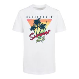 F4NT4STIC M&auml;dchen T-Shirt "California Summer Days Palm", wei&szlig;, Gr. 122, Obermaterial: 100% Baumwolle, Shirts, Premium Qualit&auml;t
