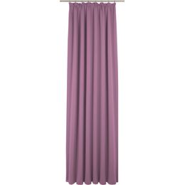 Vorhang WIRTH, B:130cm H:175cm, lila, Jacquard, Baumwolle, Polyester, Wohnzimmer, Gardinen, "Newbury"