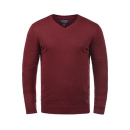 Blend Herren Strickfleece-Pullover "Strickpullover BHLasse", rot, Gr. M, Obermaterial: 50% Baumwolle CO. 50% Polyacryl PAN., Pullover
