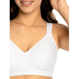 Viania Damen Minimizer-BH "Minimizer Soft-BH Basic", Gr. 90, wei&szlig;, Stoff, Obermaterial: 85% Polyester PES. 13% Polyamid PA. 2% Elasthan EL., BHs