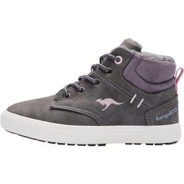 Kangaroos M&auml;dchen Sneaker "Kavu X", Gr. 28, grau, Synthetik, Textil, Schuhe, gef&uuml;ttert