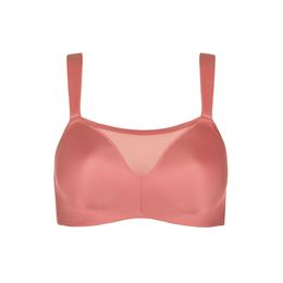 LISCA Damen Sport-BH "Sport BH ohne B&uuml;gel Lifestyle", Gr. 80, rosa, Stoff, Obermaterial: 80% Polyamid PA. 20% Elasthan EL., BHs