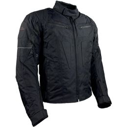 Roleff Motorradjacke "RIGA", M, schwarz, Jacken, Mit Sicherheitsstreifen