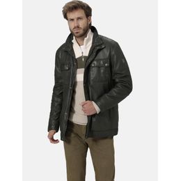 Babista Herren Lederjacke "Lederjacke SOLIENTE", grün, Gr. 52, Obermaterial: 100% Lederfaserstoff LEAFIBTEX., Jacken