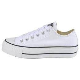 Converse Damen Sneaker "CHUCK TAYLOR ALL STAR PLATFORM CANVAS", Gr. 37,5, wei&szlig;, Textil, Schuhe
