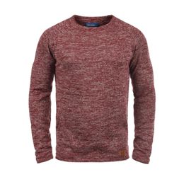 Blend Herren Strickfleece-Pullover "Strickpullover BHDan", rot, Gr. XXXL, Obermaterial: 50% Baumwolle CO. 50% Polyacryl PAN., Pullover