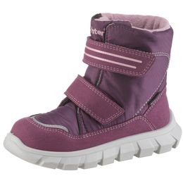 Richter Mädchen Winterstiefel "Snow mini WMS: Mittel", Gr. 23, lila, Textil, Schuhe, Snowboots mit Sympatex und WMS, Größenschablone zum Download