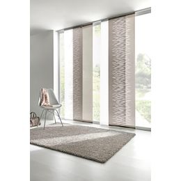 Schiebegardine HEINE HOME, B:60cm H:245cm, grau, Polyester, Gardinen