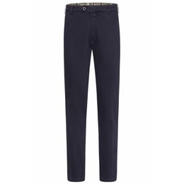 MEYER Herren Chinos "Tokyo", blau, Gr. 56, unifarben, 89% Baumwolle, 8% Elastomultiester, 3% Elasthan, Hosen, mit Franz&ouml;sischen Seitentaschen
