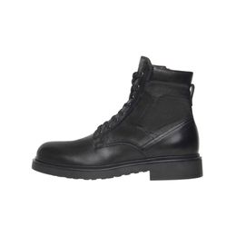 Nero Giardini Herren Schn&uuml;rstiefelette "Nero Giardini Stiefelette Leder", Gr. 43, schwarz, Leder, Schuhe