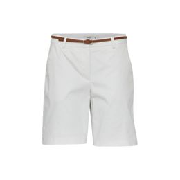 oxmo Damen Shorts "Shorts OXDaney", wei&szlig;, Gr. 44, Obermaterial: 98% Baumwolle CO. 2% Elasthan EL., Hosen