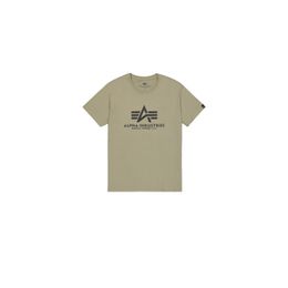 Herren T-Shirt "Basic T-Shirt BL", gr&uuml;n, Gr. XXL, Alpha Industries, Obermaterial: 100% Baumwolle, Shirts