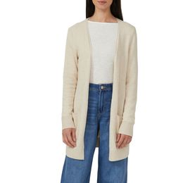 s.Oliver Damen Strickjacke, beige, Gr. 42, meliert, Strick, Obermaterial: 50% Baumwolle, 25% Polyamid, 14% Polyacryl, 8% Wolle, 3% Elasthan,