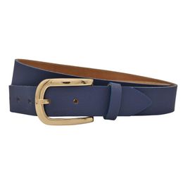 AnnaMatoni Damen Lederg&uuml;rtel "AnnaMatoni Lederg&uuml;rtel Flora Lederg&uuml;rtel Flora", blau, Gr. 130, 100% Leder, G&uuml;rtel
