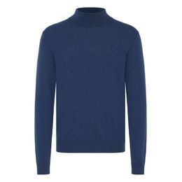 Casual Friday Herren Rollkragenpullover "Rollkragenpullover CFEDIN"medieval blau melange, Gr. S, Obermaterial: 95% Baumwolle CO. 5% Kaschmir WS.,