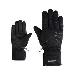 Ziener Damen Skihandschuhe "113015", schwarz, Gr. 7,5, Materialmix, Handschuhe