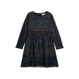 DANAMADE M&auml;dchen Jerseykleid "DANAMADE Dresses dminel", schwarz, Gr. 152, Obermaterial: 100% Polyester. Futter: 100% Polyester, Kleider