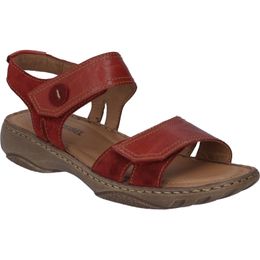 Josef Seibel Damen Sandale "Debra 58, rot", Gr. 39rot, Obermaterial: 100% Rindsleder Leather cow., Schuhe