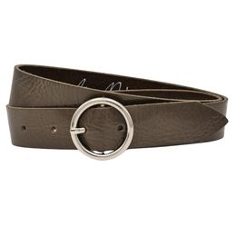AnnaMatoni Damen Lederg&uuml;rtel "AnnaMatoni Lederg&uuml;rtel Sali Lederg&uuml;rtel Sali", grau, Gr. 130, 100% Leder, G&uuml;rtel