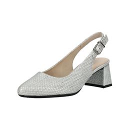 Gabor COMFORT Damen High-Heel-Pumps "Gabor Comfort Pumps Leder", Gr. 37,5, grau, Leder, Schuhe