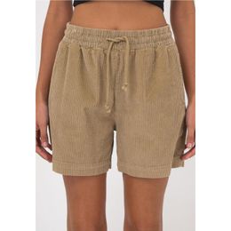 FRESHLIONS Damen Shorts "Mira", braun, Gr. S, unifarben, 100% Baumwolle, Hosen, in klassischem Design