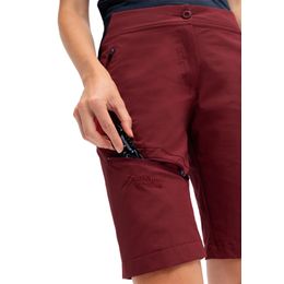 Maier Sports Damen Outdoorhose "Inara Short Vario", rot, Gr. 38, 90% Polyamid; 10% Elasthan, Hosen, Damen Shorts, kurze Wanderhose, Outdoor-Hose, 4
