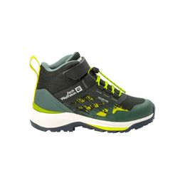 Jack Wolfskin Kinder Wanderschuh "VILLI HIKER TEXAPORE MID K", Gr. 34, grün, Main Material Second Material 100% Polyamide Lining 100% Polyamide Sole