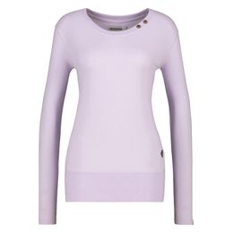 alife and kickin ALIFE & KICKIN Damen Langarmshirt "Damen ConnyAK A", lila, Gr. L, 60% Baumwolle, 40% Polyester, Shirts