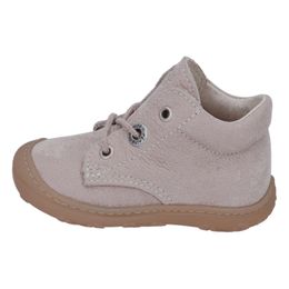 Baby Lauflernschuh "Cory 50 WMS: Mittel", Pepino BY RICOSTA, Gr. 20, grau, Leder, Schuhe, Schn&uuml;rschuh mit WMS-System, Leder, Gr&ouml;&szlig;enschablone zum