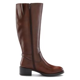 Lascana Damen Stiefel "Stiefelette", Gr. 37, braun, Obermaterial: 100% Rindsleder. Decksohle: 100% Schafsleder. Futter: 100% Textilmaterial.