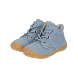 Pepino Kinder Schn&uuml;rschuh "Pepino Halbschuhe Leder", Gr. 24, blau, Leder, Schuhe