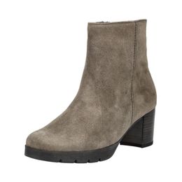 Gabor COMFORT Damen Stiefelette "Gabor Comfort Stiefelette Veloursleder", Gr. 40,5, grau, Veloursleder, Schuhe