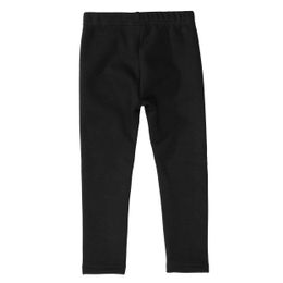 STACCATO M&auml;dchen Thermohose, schwarz, Basic, Gr. 116, unifarben, Oberstoff: 65% Polyester, 30% Baumwolle, 5% Elasthan., Hosen, gef&uuml;ttert