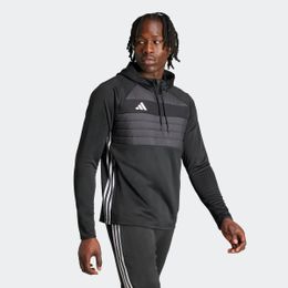 Damen Kapuzensweatshirt "TIRO ES WINTOP", wei&szlig;, Gr. XXL, adidas Performance, Obermaterial: 100% Polyester, Sweatshirts