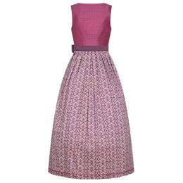 N&uuml;bler N&Uuml;BLER Damen Dirndl "Dirndl lang Gerit", lila, Gr. 44, Obermaterial: 100% Polyester PES., Kleider