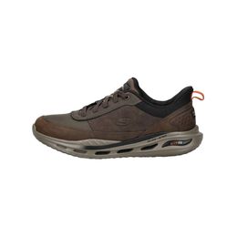 Skechers Herren Sneaker "Skechers Sneaker Leder", Gr. 42chocolate, Leder, Schuhe