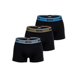 BOSS Herren Boxershorts "Boxershort Trunk 3P Power 3er Pack", Gr. XXL, schwarz, Obermaterial: 95% Baumwolle CO. 5% Elasthan EL., Unterhosen