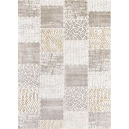 Teppich Sanat, B:200cm H:12mm L:280cm, beige, Kunstfaser, Wohnzimmer, Teppiche, "Harmony 3202, auch als L&auml;ufer", Wohnzimmer, Kurzflor, modern,