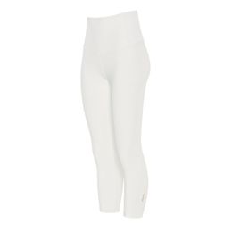 WINSHAPE Damen Leggings "7/8-Tights HWL317C"cream, Gr. M, 85% Polyester, 15% Elasthan, Hosen, mit V-Shape Applikation und Core-Bund