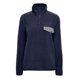 oxmo Damen Fleecejacke "Fleecejacke OXNyfine", blau, Gr. XXL, Obermaterial: 100% Polyester PES., Jacken