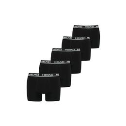Head Herren Boxershorts "Boxershort Head BASIC BOXER 5P ECOM 5er Pack", Gr. XL, schwarz, Obermaterial: 95% Baumwolle CO. 5% Elasthan EL., Unterhosen