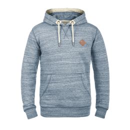 !Solid SOLID Herren Kapuzenpullover "Hoodie SDKevin", blau, Gr. M, Web, Obermaterial: 93% Baumwolle CO. 7% Polyester PES., Pullover