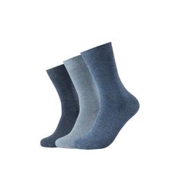 Camano Damen Socken "Socken 9er Pack", Gr. 43, blau, 80% Baumwolle, 17% Polyamid, 3% Elasthan, uni, Socken